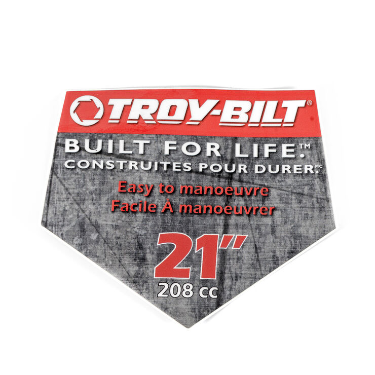LABEL-SNOW HOUSING TROY 21" N - 777D20050 | Cub Cadet US
