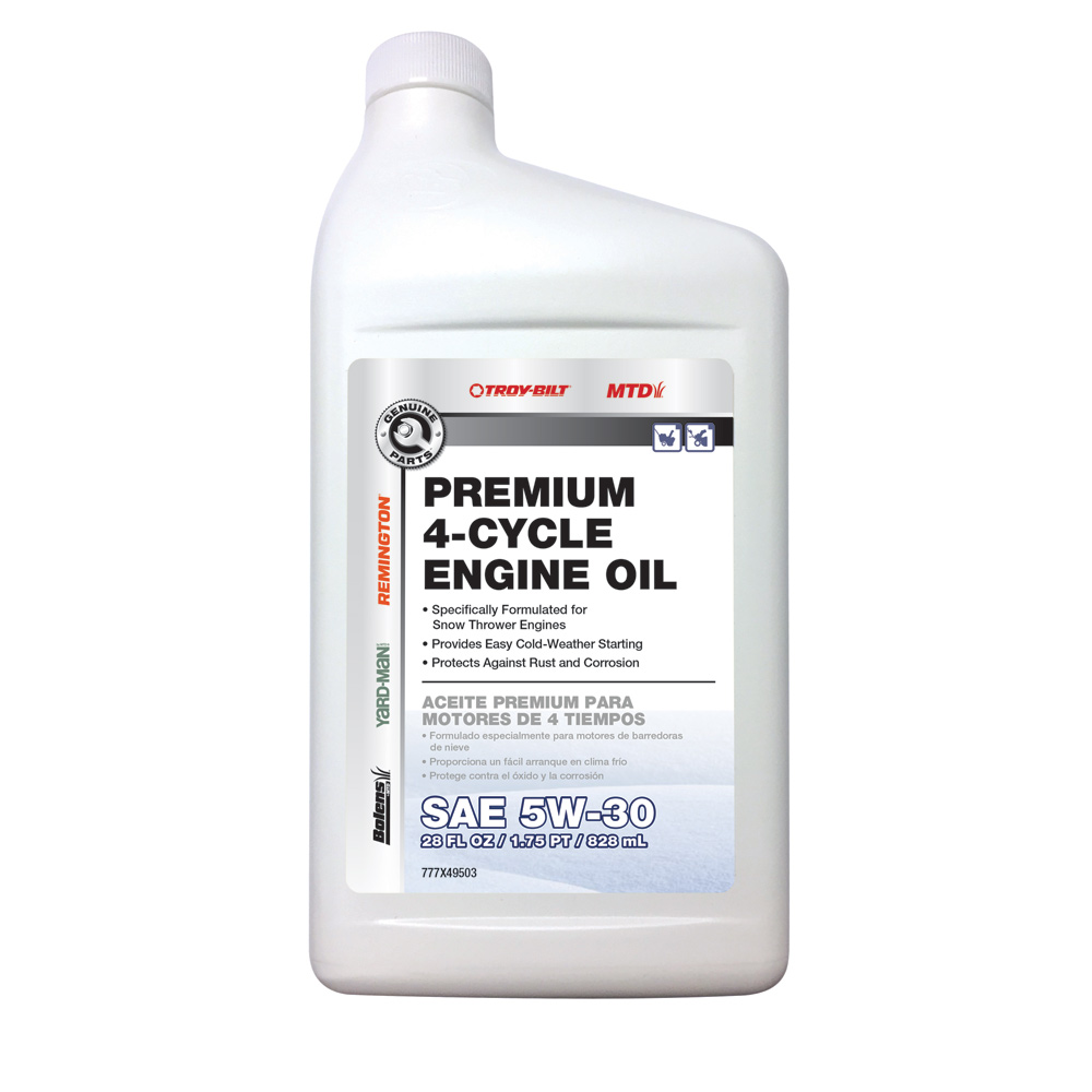 SAE 5W-30 Engine Oil - 28 oz - 490-000-M057 | Cub Cadet US